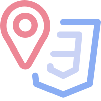 Css Map icon as SVG, PNG, JSX, and Base64