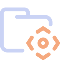 Folder Controllers icon as SVG, PNG, JSX, and Base64