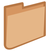 File Folder icon as SVG, PNG, JSX, and Base64