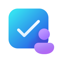 Checkbox Person 20 icon as SVG, PNG, JSX, and Base64