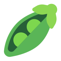 Pea Pod icon as SVG, PNG, JSX, and Base64