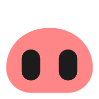 Pig Nose SVG icon