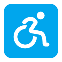 Wheelchair Symbol icon as SVG, PNG, JSX, and Base64