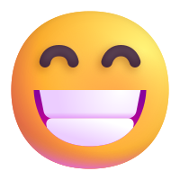 Beaming Face With Smiling Eyes SVG icon
