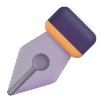 Black Nib icon as SVG, PNG, JSX, and Base64