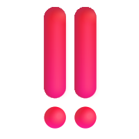 Double Exclamation Mark icon as SVG, PNG, JSX, and Base64