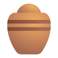 Funeral Urn icon as SVG, PNG, JSX, and Base64