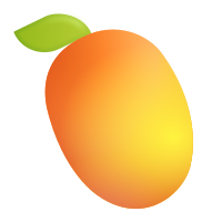 Mango icon as SVG, PNG, JSX, and Base64