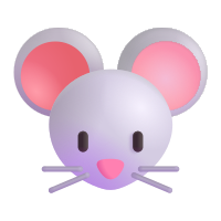 Mouse Face icon as SVG, PNG, JSX, and Base64