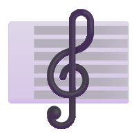 Musical Score SVG icon