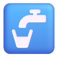 Potable Water icon as SVG, PNG, JSX, and Base64