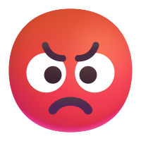 Pouting Face icon as SVG, PNG, JSX, and Base64