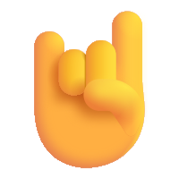Sign Of The Horns icon as SVG, PNG, JSX, and Base64