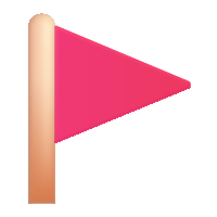 Triangular Flag icon as SVG, PNG, JSX, and Base64