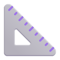 Triangular Ruler icon as SVG, PNG, JSX, and Base64