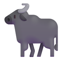 Water Buffalo icon as SVG, PNG, JSX, and Base64