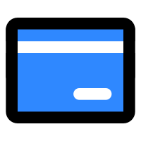 Bank Card SVG icon