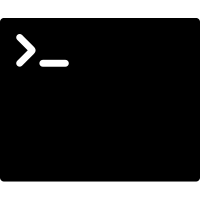 Terminal icon as SVG, PNG, JSX, and Base64