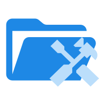 Folder Project Open icon as SVG, PNG, JSX, and Base64