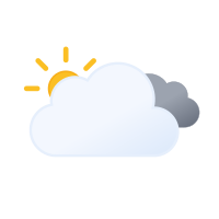 Overcast Day Hail Fill icon as SVG, PNG, JSX, and Base64