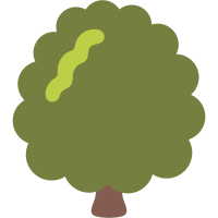 Deciduous Tree icon as SVG, PNG, JSX, and Base64
