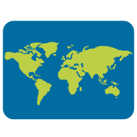 World Map icon as SVG, PNG, JSX, and Base64