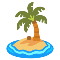 Desert Island icon as SVG, PNG, JSX, and Base64