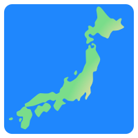 Map Of Japan icon as SVG, PNG, JSX, and Base64
