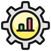 Optimization Graph icon as SVG, PNG, JSX, and Base64