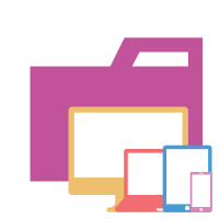 Folder Type Client SVG icon