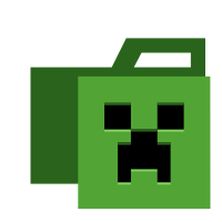 Folder Type Minecraft icon as SVG, PNG, JSX, and Base64