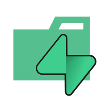 Folder Type Supabase icon as SVG, PNG, JSX, and Base64